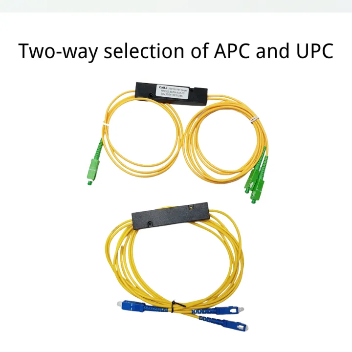 10pcs UPC SC APC PLC Singlemode 1X2 Fiber Optical FBT Coupler Splitter ...