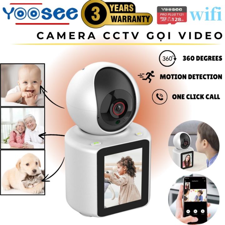 YOOSEE WIFI Video Call กล้องอัจฉริยะ - กล้องภายในพร้อมหน้าจอ LCD กล้อง ...