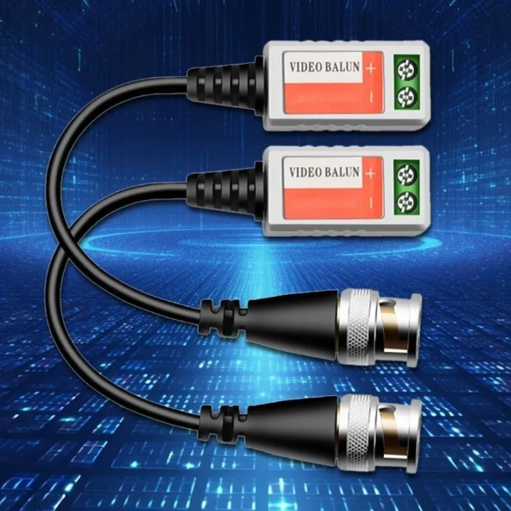 Video Balun Connectors Mini CCTV BNC Passive Video Balun Transceiver ...