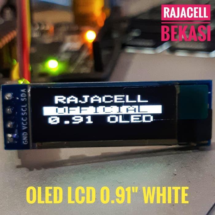 New LCD OLED 0.91" WHITE 128X32 i2C Module for Arduino | Lazada Indonesia