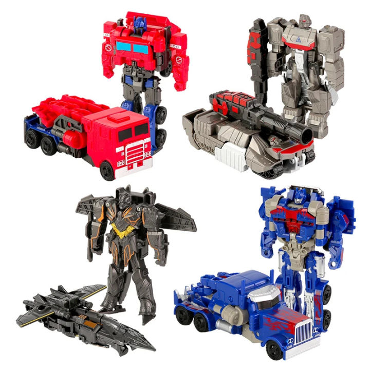 NEW Transformation Dinosaurs Action Figure Transforming Toys One-Step ...