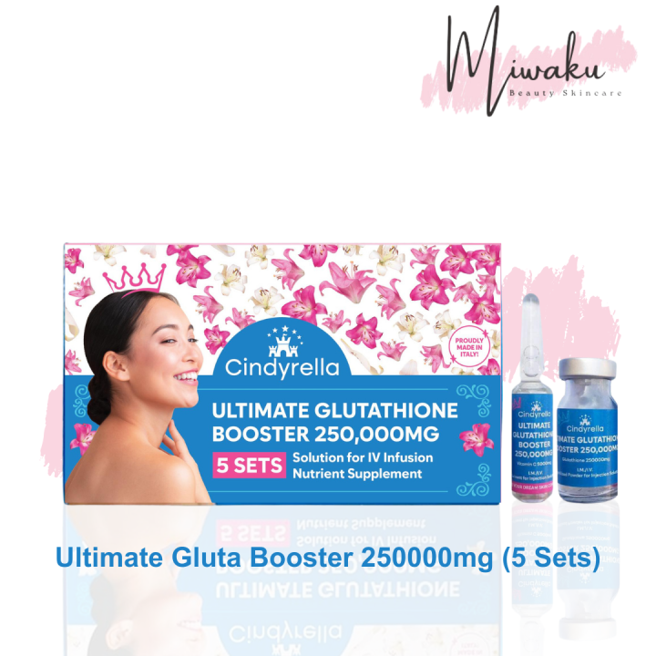 Cindyrella Glutathione Booster 250000mg - Complete Set with Collagen ...