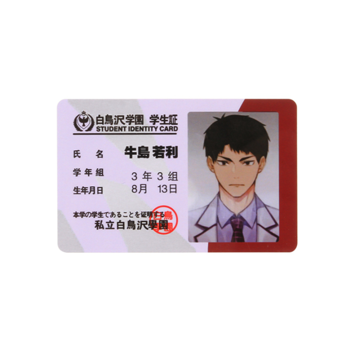 Anime Peripheral Haikyuu!! Hinata Shoyo Card PVC Student ID Card For ...