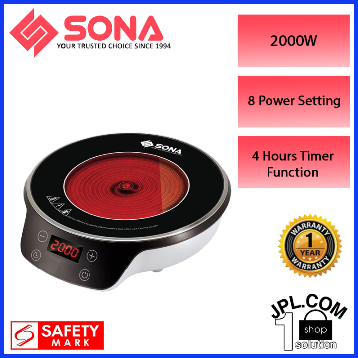 Sona Digital Infrared Ceramic Cooker SIC3310 (Suitable for different ...