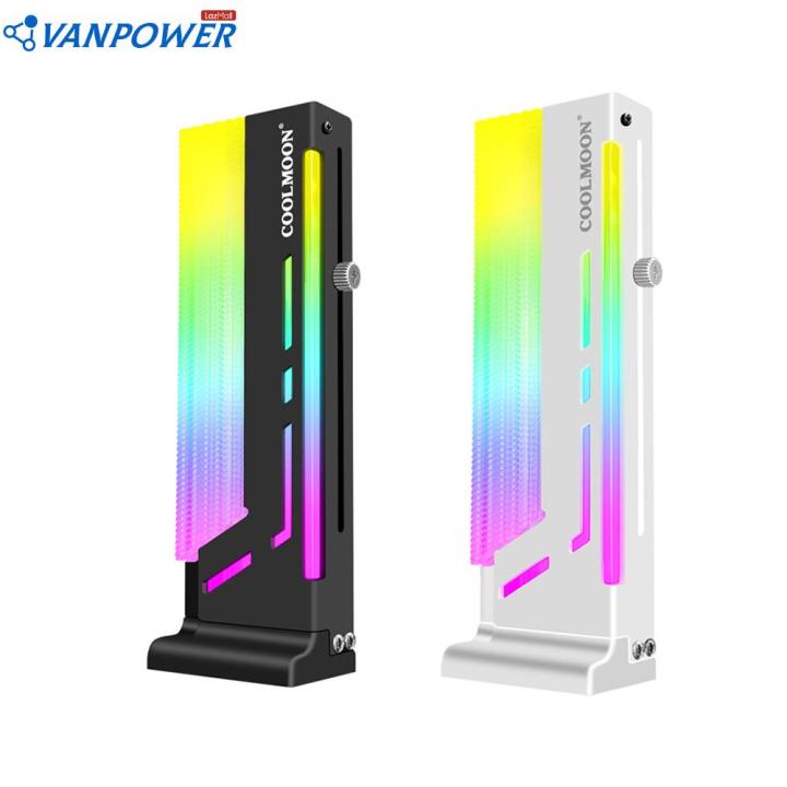COOLMOON CM-GH2 Graphics Card Bracket Vertical 5V ARGB GPU Holder Stand ...