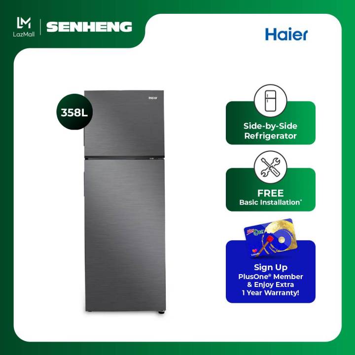 Haier 358L Inverter 2 Door Fridge / Refrigerator with DEO Fresh AG+ ...