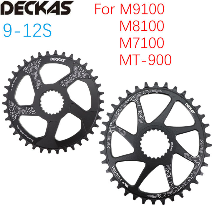 Deckas Direct Mount Chainring Round for 12 Speed Shimano M9100 M8100 ...