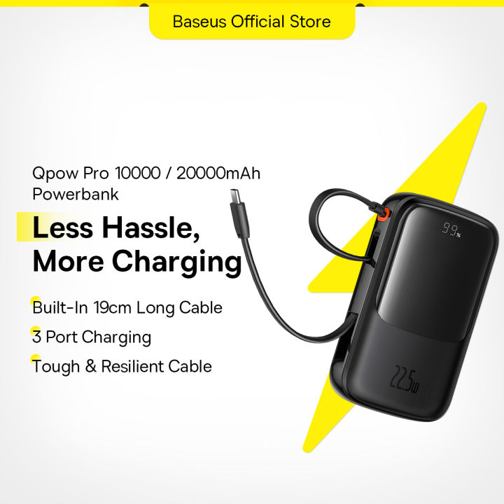 【CCC Certified】Baseus Qpow Pro 20000mAh Power Bank CCC PD Fast Charging ...