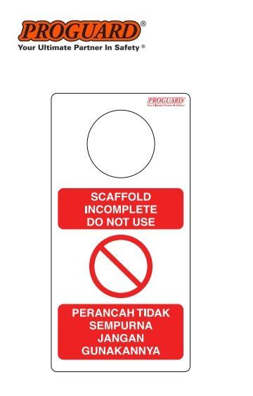 Proguard 5 Pieces INCOMPLETE ORDER / DO NOT USE Scaffold Replacement ...