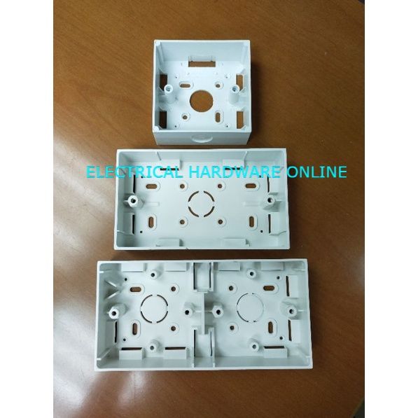 Pvc Surface Nut Box/ Electrical Box/ Base 3x3 / 3x6 / 3x7 | Lazada
