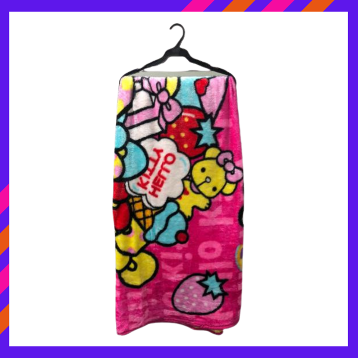 Edepot Polyester Character Dark Pink Blanket | Lazada PH