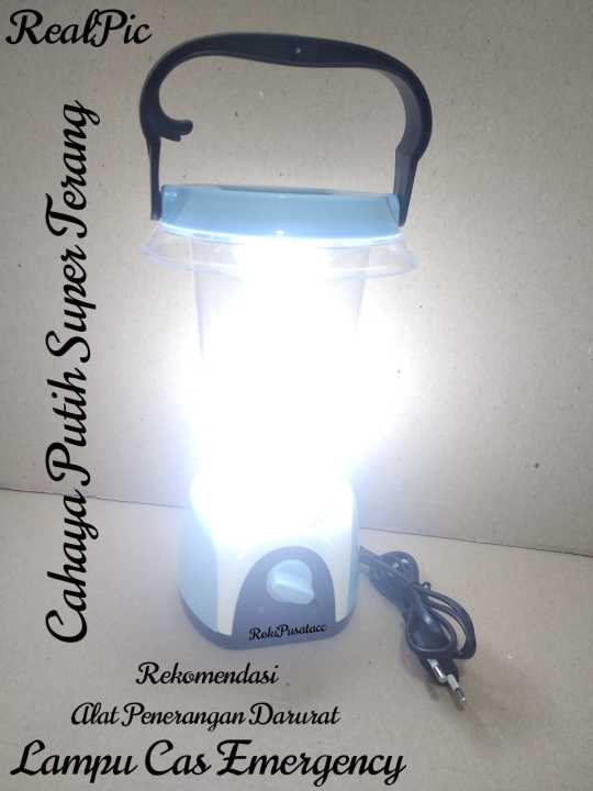 Lampu Emergency Lentera / Lampu Led Emergency Cas Super Terang / Lampu ...