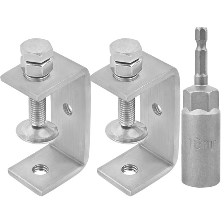 2 Pack Mini C Clamps,304 Stainless Steel C-Clamps,65mm Heavy Duty ...