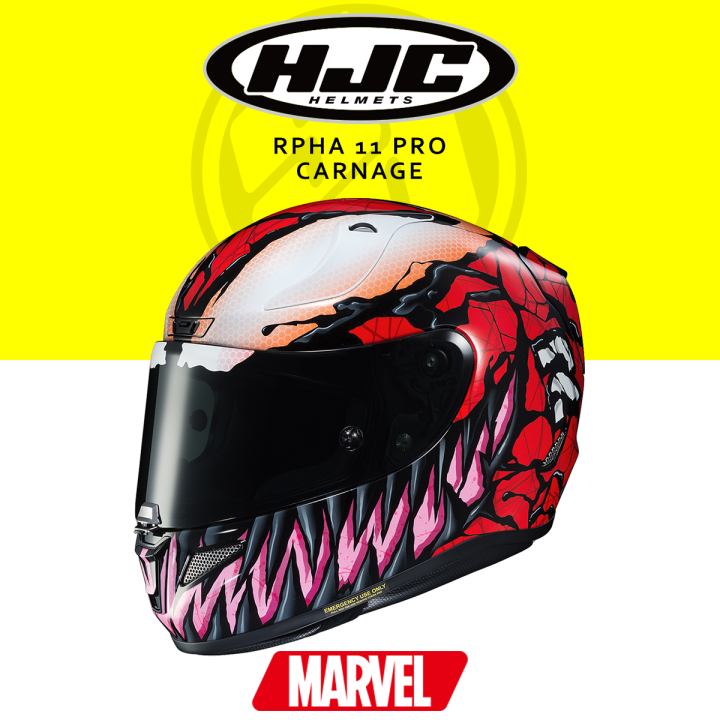 HJC Helmets RPHA 11 Carnage MARVEL EXCLUSIVE MC1 | Speed Depot | Lazada PH