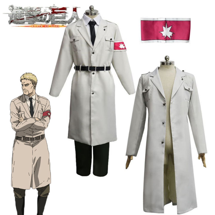 Anime Attack On Titan Costume Marley Officer Uniform Set Investigation ...