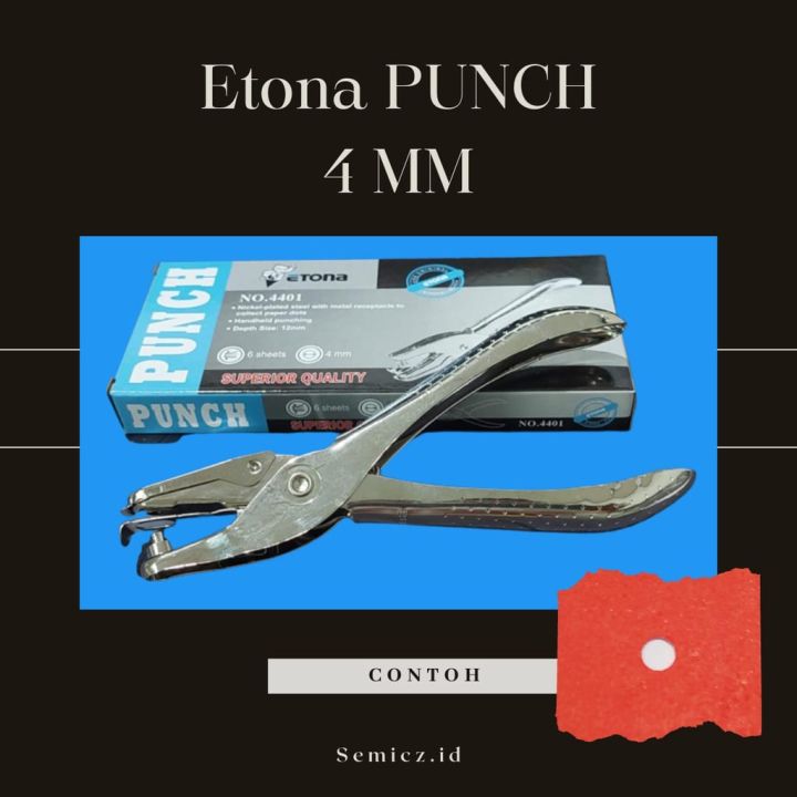 Pembolong Kertas 4 MM HANYA 1 Lubang / Punch One Hole/ Alat Pembolong ...