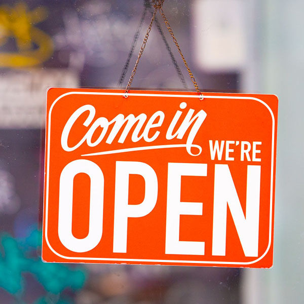BACKT TO BACK OPEN/CLOSED Sign/ PVC CARD LAMINATED Sign/ Hard laminated ...