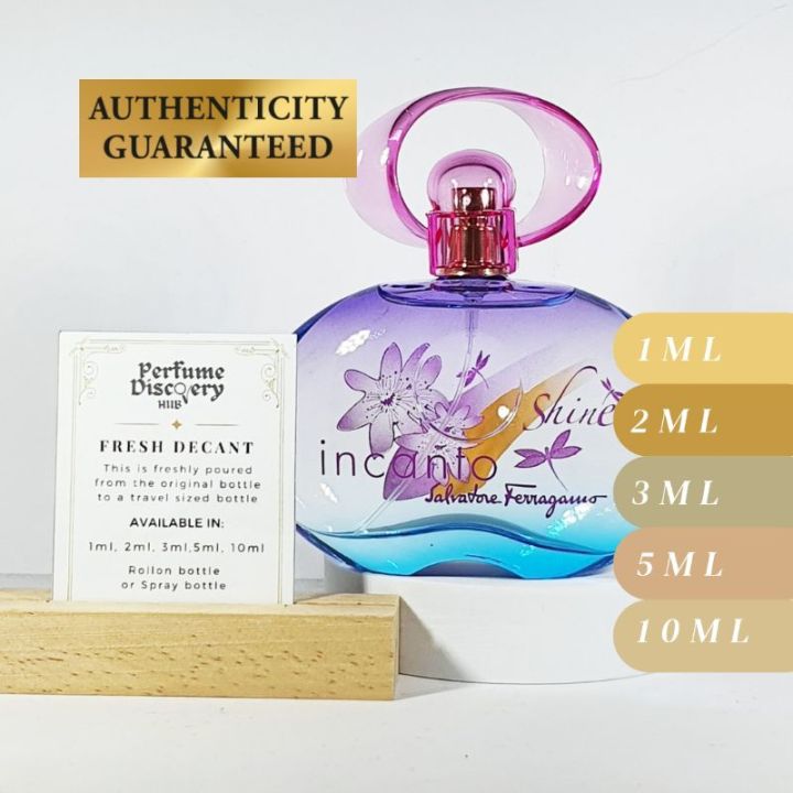 Decant Incanto Shine 1ml 2ml 3ml 5ml perfume | Lazada PH