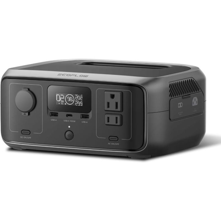 EF ECOFLOW Portable Power Station RIVER 3, 245Wh LiFePO4 Battery Power ...