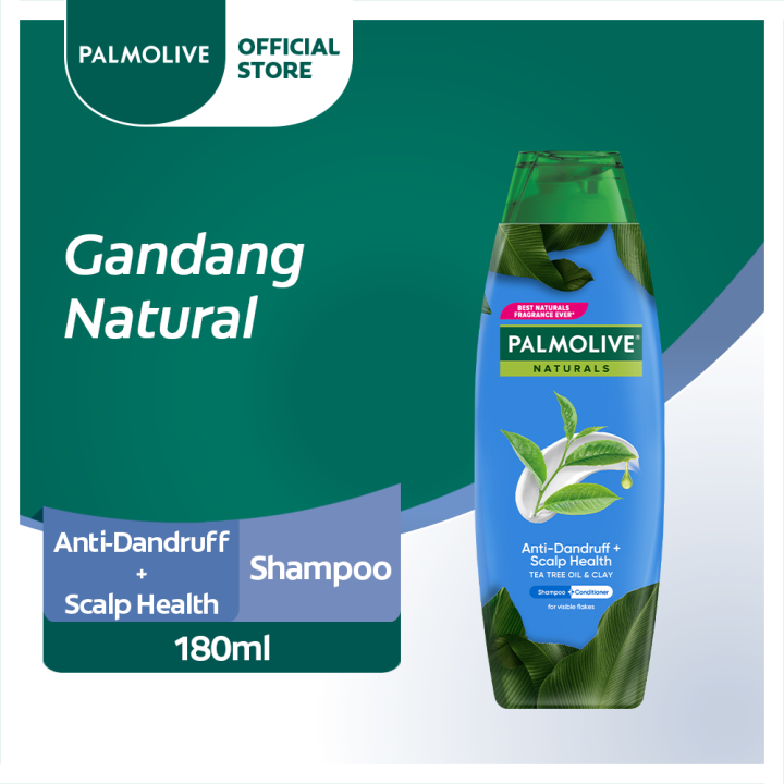 Palmolive Naturals Anti-Dandruff + Scalp Health Shampoo - with Tea Tree ...