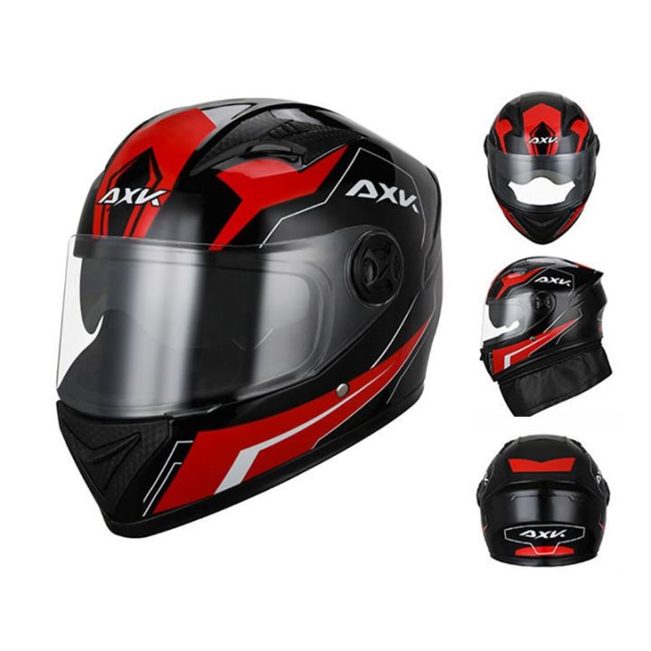Motorcycle ICC sticker helmet four-season motorcycle full-face double ...