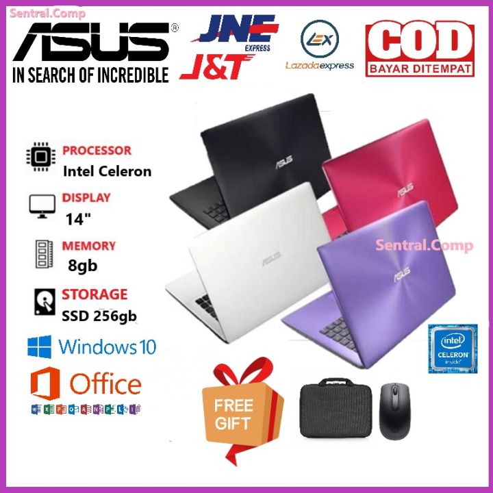 Laptop Asus X453 Intel Celeron Ram 8gb Ssd 256gb /Free Tas & Mouse ...