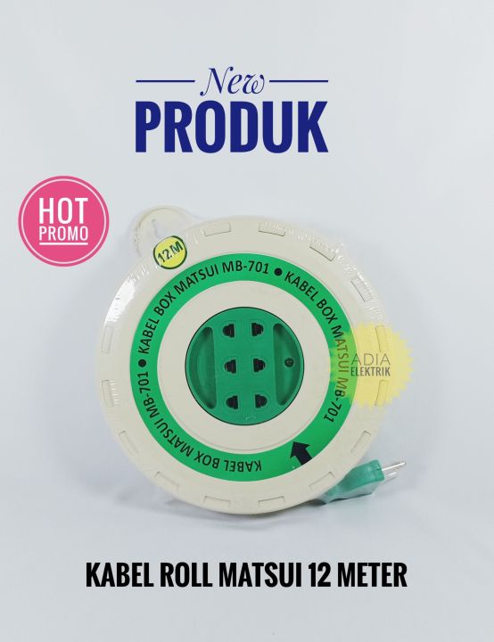 PROMO !!! Kabel Listrik 1 roll 12 Meter / Kabel rollan / Kabel Gulung ...