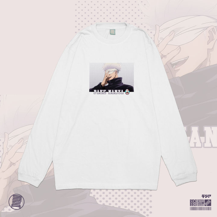 Longsleeve Pake Nanya Meme Gojo Satoru Jujutsu Kaisen Kaos Anime Manga ...