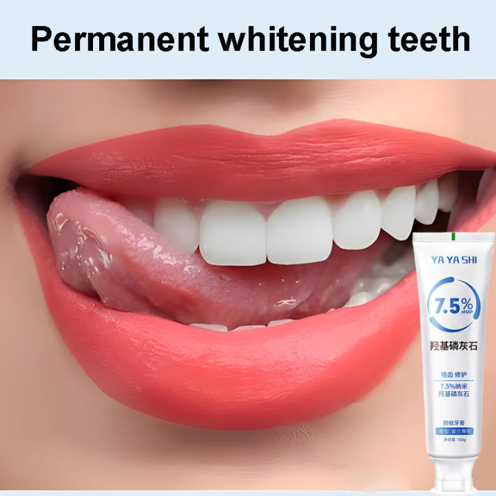 Whitening Toothpaste Hydroxyapatite Fresh Breath Remove Plaque Oral ...