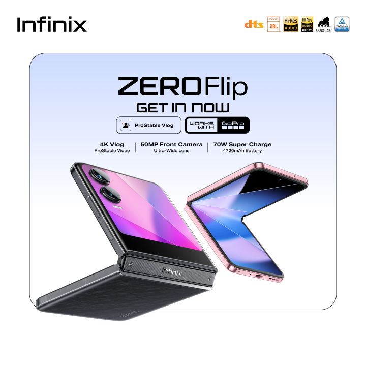 Tax exemption subsidy Infinix ZERO Flip, (up to 16GB [8+5126], MediaTek ...