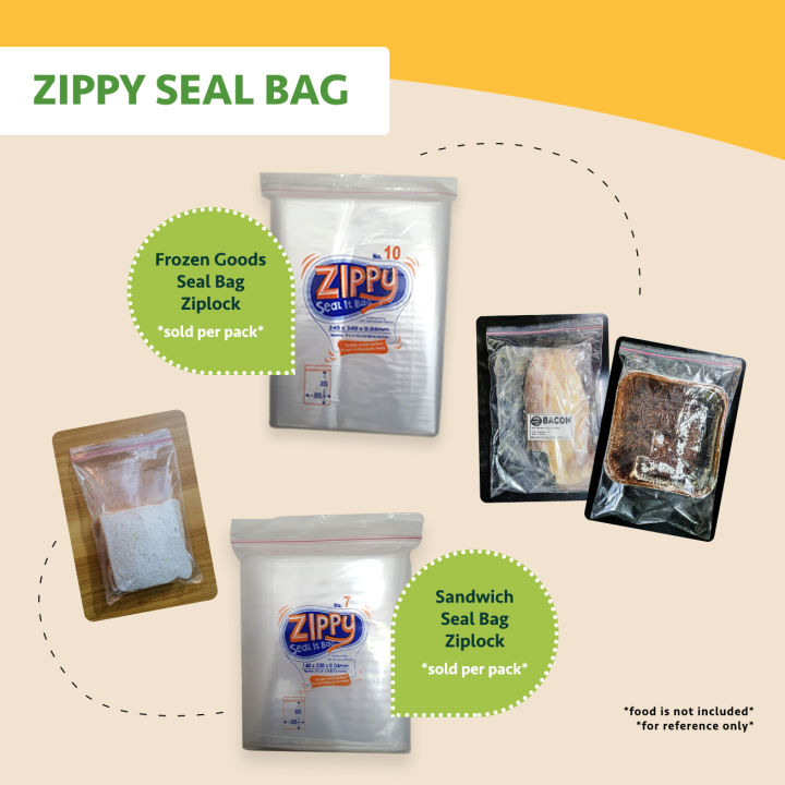 100pcs Zippy Brand Seal-it Bags (Resealable Plastic Bag) | Lazada PH