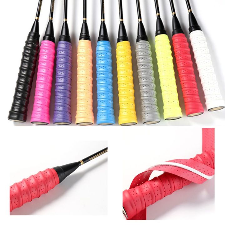 ZEZHU Handle Tape Breathable Badminton Racket Grips Over Grip Roll ...