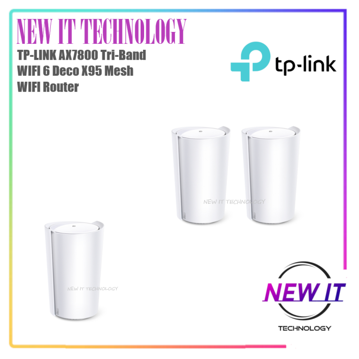 TP-LINK AX7800 Tri-Band 2.5G Port HE160 Whole Home Ai-Driven AX WIFI 6 ...