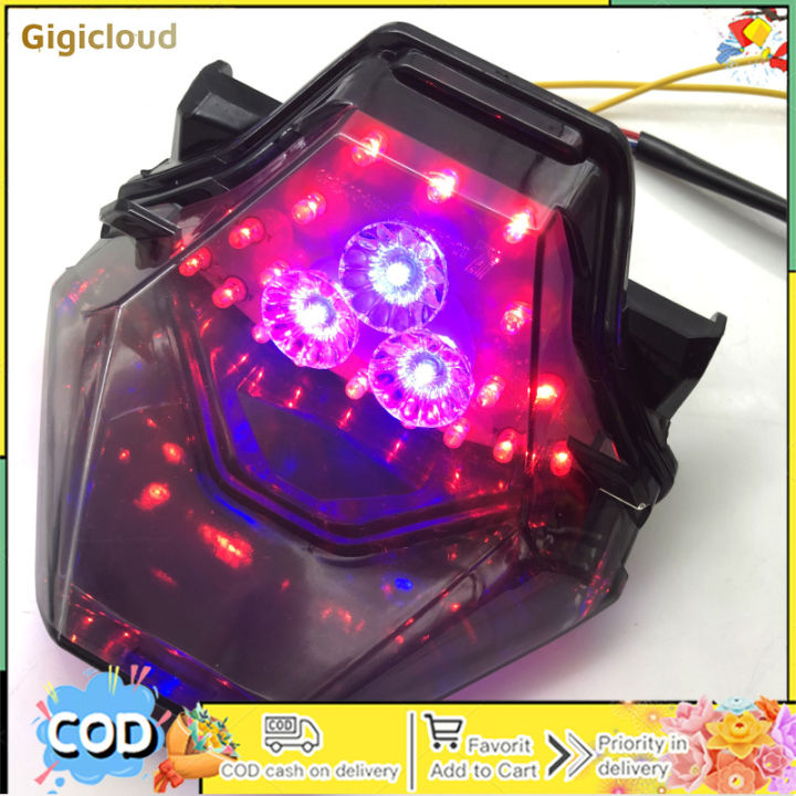 Motorcycle Tail Light Led Turn Signal Rear Brake Light Compatible For ...