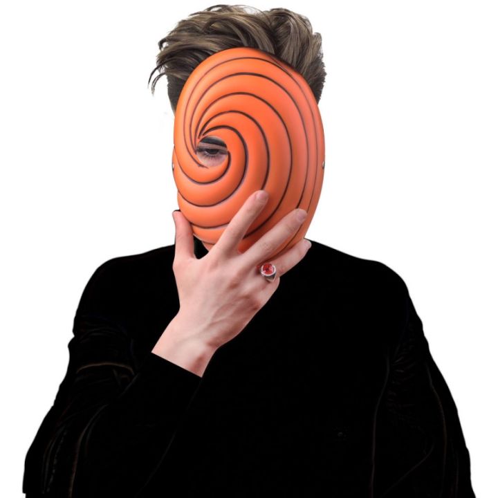 Naroto Anime Akatsuki Uchiha Masked Tobi Obito Cosplay Akatsuki Ninja ...