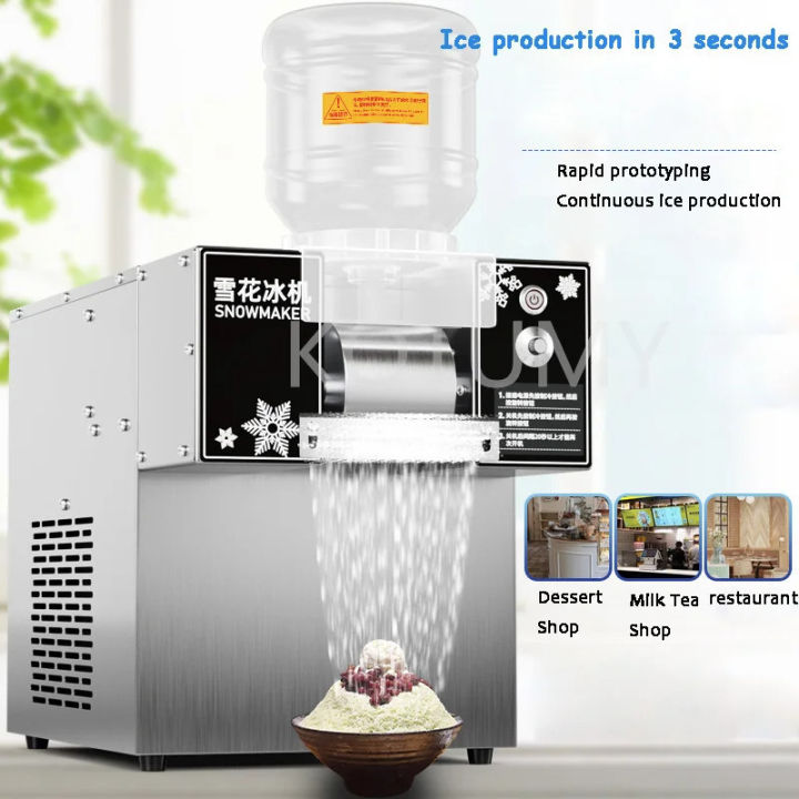 bingsu machine Snowflake Ice Machine Snow Continuous Cooled Milk Mango ...