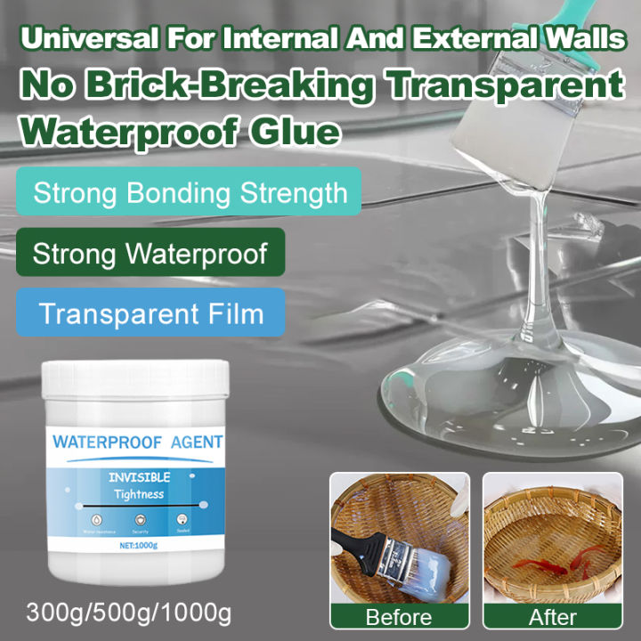Universal Transparent Waterproof Glue For Interior And Exterior Walls ...