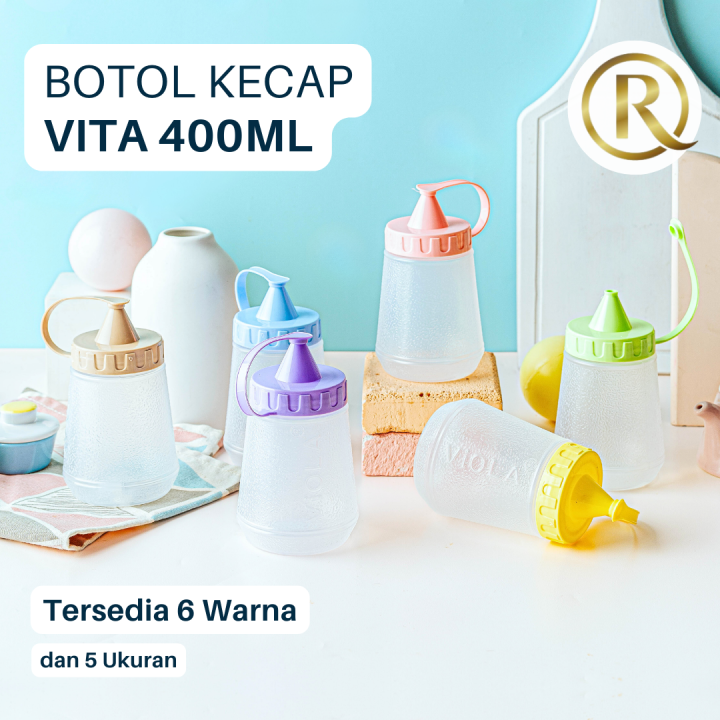 Botol Kecap Vita 400ml Plastik Viola | Lazada Indonesia