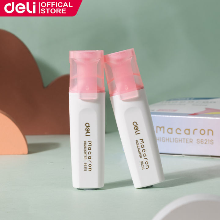 Deli Macaron Highlighter 1-5mm Chisel Tip ES621S | Lazada PH