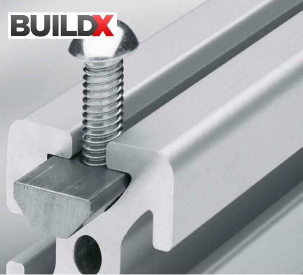 BuildX Aluminum Profile Accessories T-NUTS, FLANED NUTS, T-STUDS / T ...