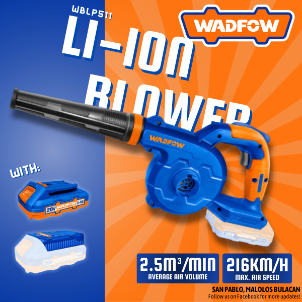 WADFOW Lithium-Ion Cordless Blower 20V | Lazada PH