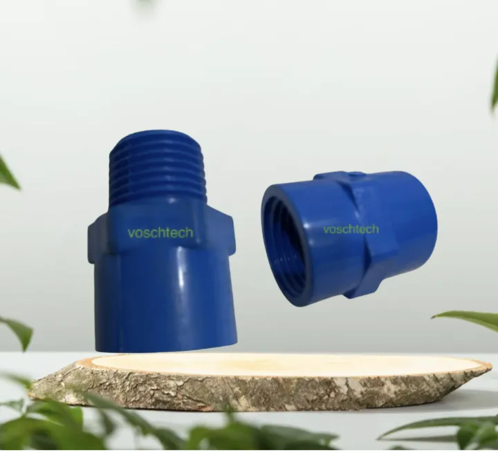 FITTINGS PIPE PVC BLUE MALE FEMALE ADAPTER 20 25 32 | Lazada PH