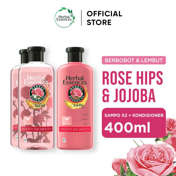 Herbal Essences Classics Rosehip 400ml Shampoo X2 Conditioner