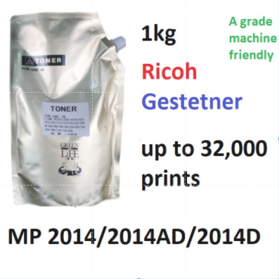 1kg black refill toner for Ricoh and Gestetner MP2014 MP2014H MP2014HS ...