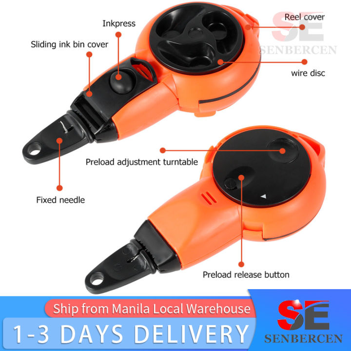 Chalk Line Tool pitik Marker Ink Automatic 25M Chalk Line Marker ...