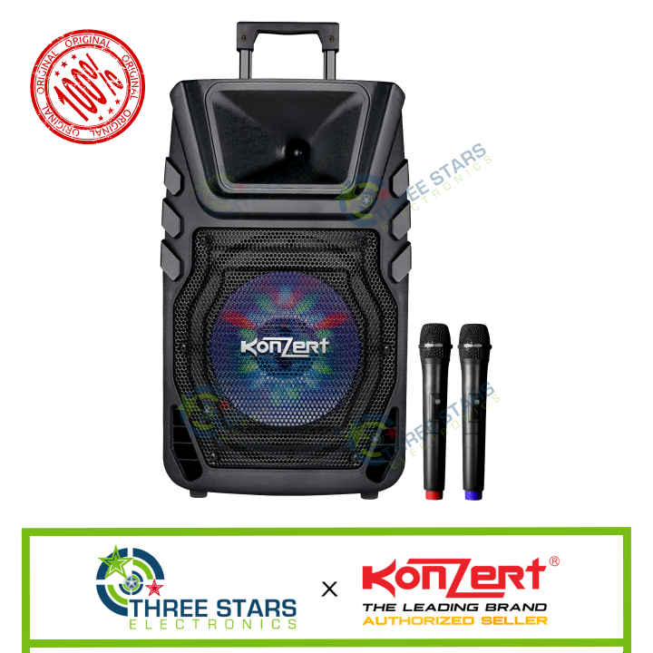 2022 Original Konzert PA-8 200W 8 Inches 2-Way USB BT FM Portable PA ...