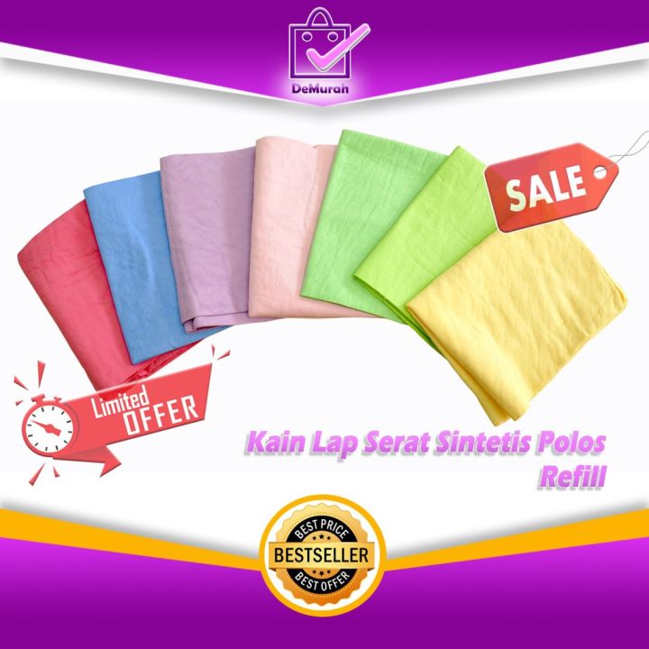 Kanebo Plas Chamois / Kain Lap Serat Sintetis Polos / Refill - DEMURAH ...