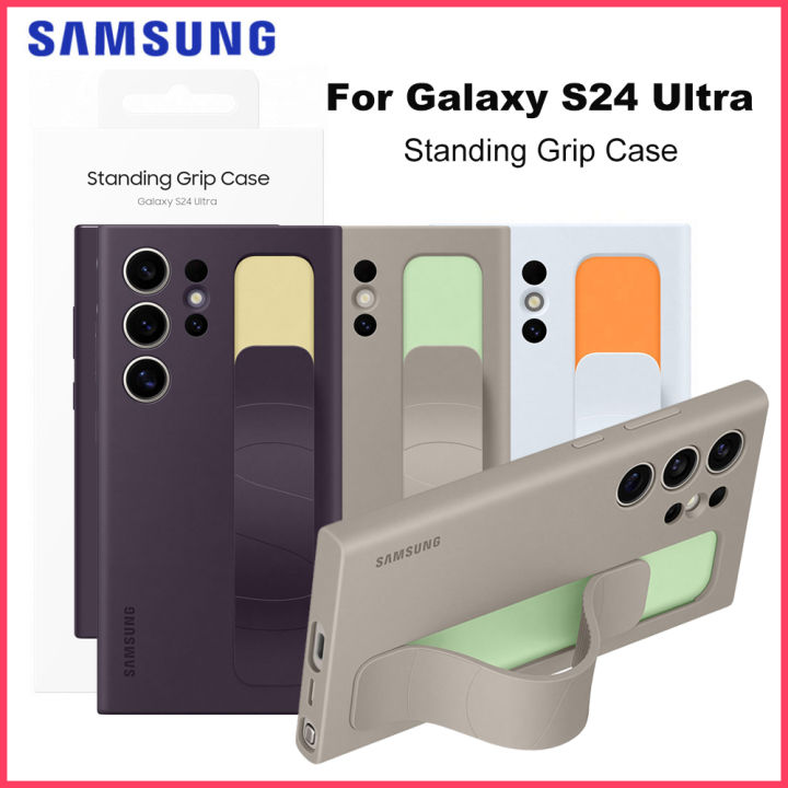Original Samsung Galaxy S24 Ultra Case Standing Grip Case Genuine | Lazada
