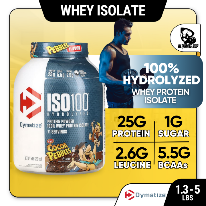 Dymatize Nutrition, ISO 100 Hydrolyzed Protein Powder, Whey Protein Isolate, Muscle Recovery ...