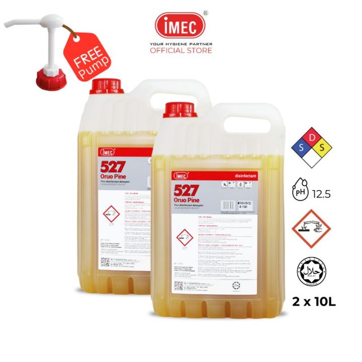 IMEC 527 Oruo Pine General Purpose Liquid Toilet Disinfectant, Halal, 2 ...